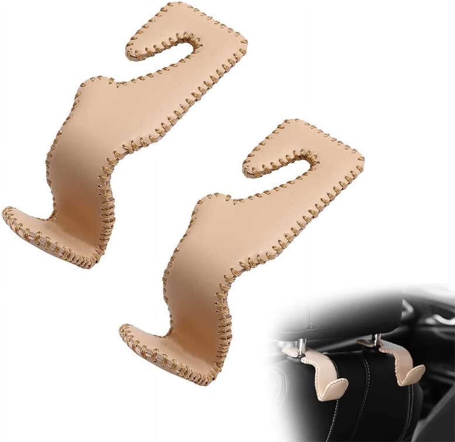 Car Hooks for Purses and Bags, 2 PCS Car Back Seat Headrest Hanger ...