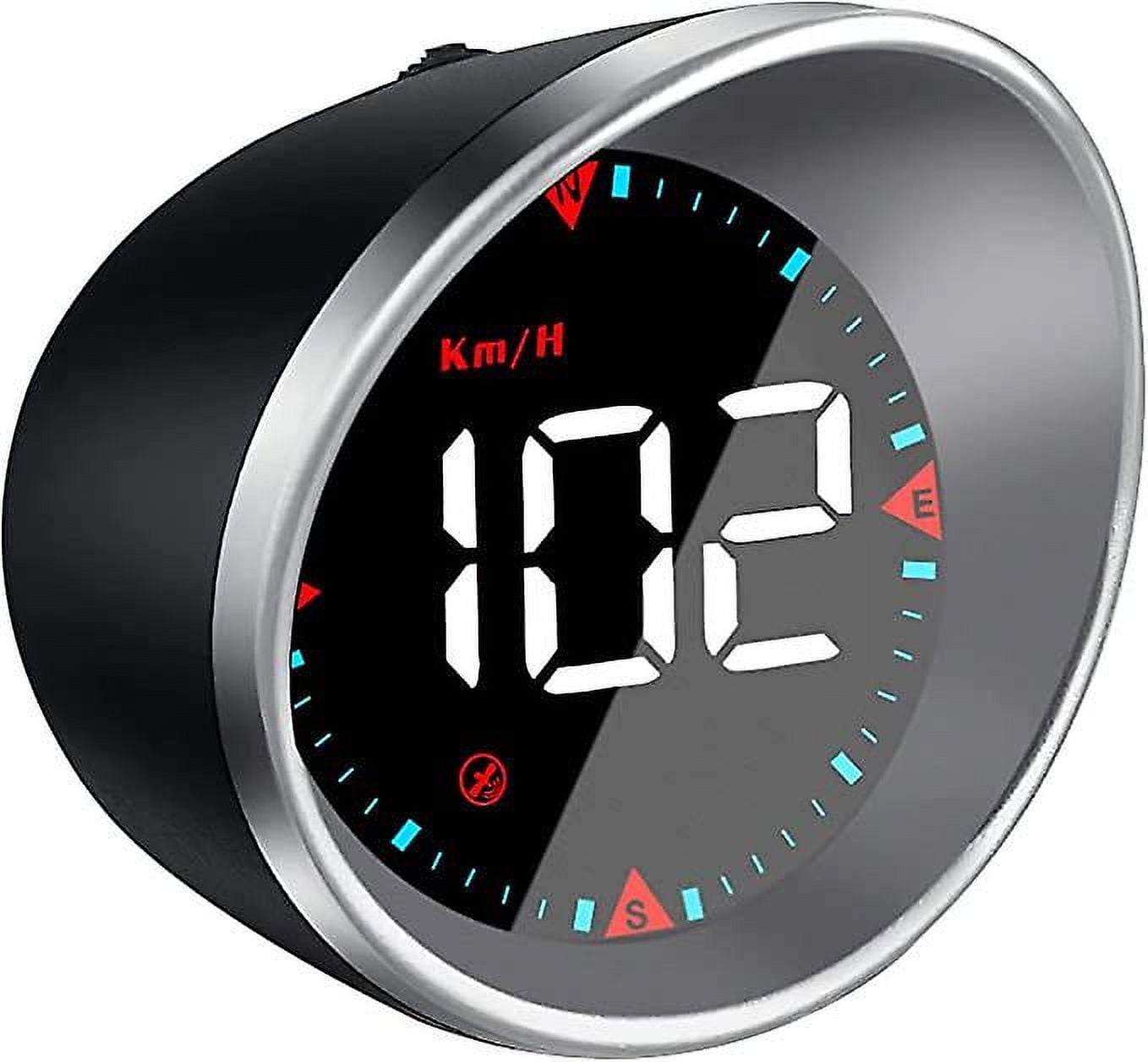 Car Hud Heads Up Display Kmh And Mph Digital Gps Smart Speedometer With ...