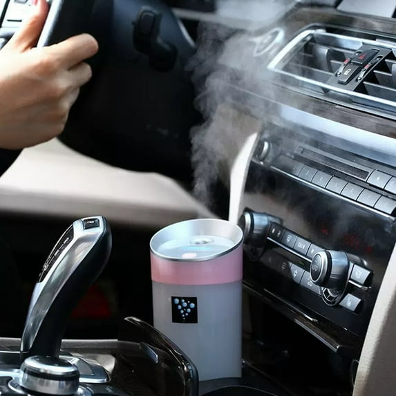 Car Humidifier & Aromatherapy Diffuser - 300ML Portable USB Air ...