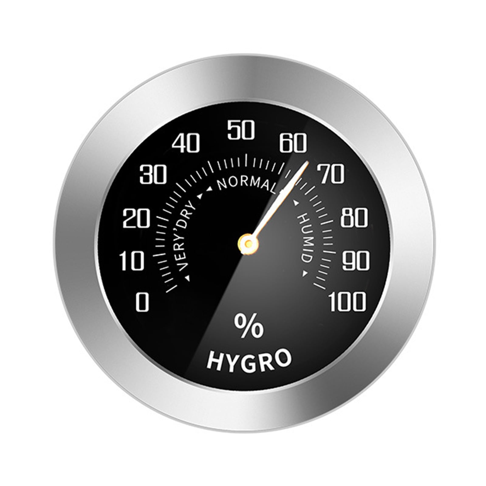 Car Hygrometer Type Metal Analog Mechanical Humidity Meter-Gauge ...