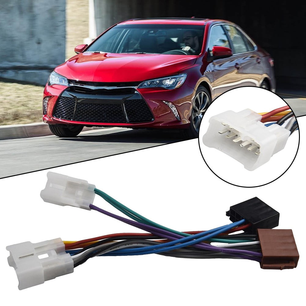Car ISO Radio Stereo Wiring Harness Cable Adapter Connector Plug For ...