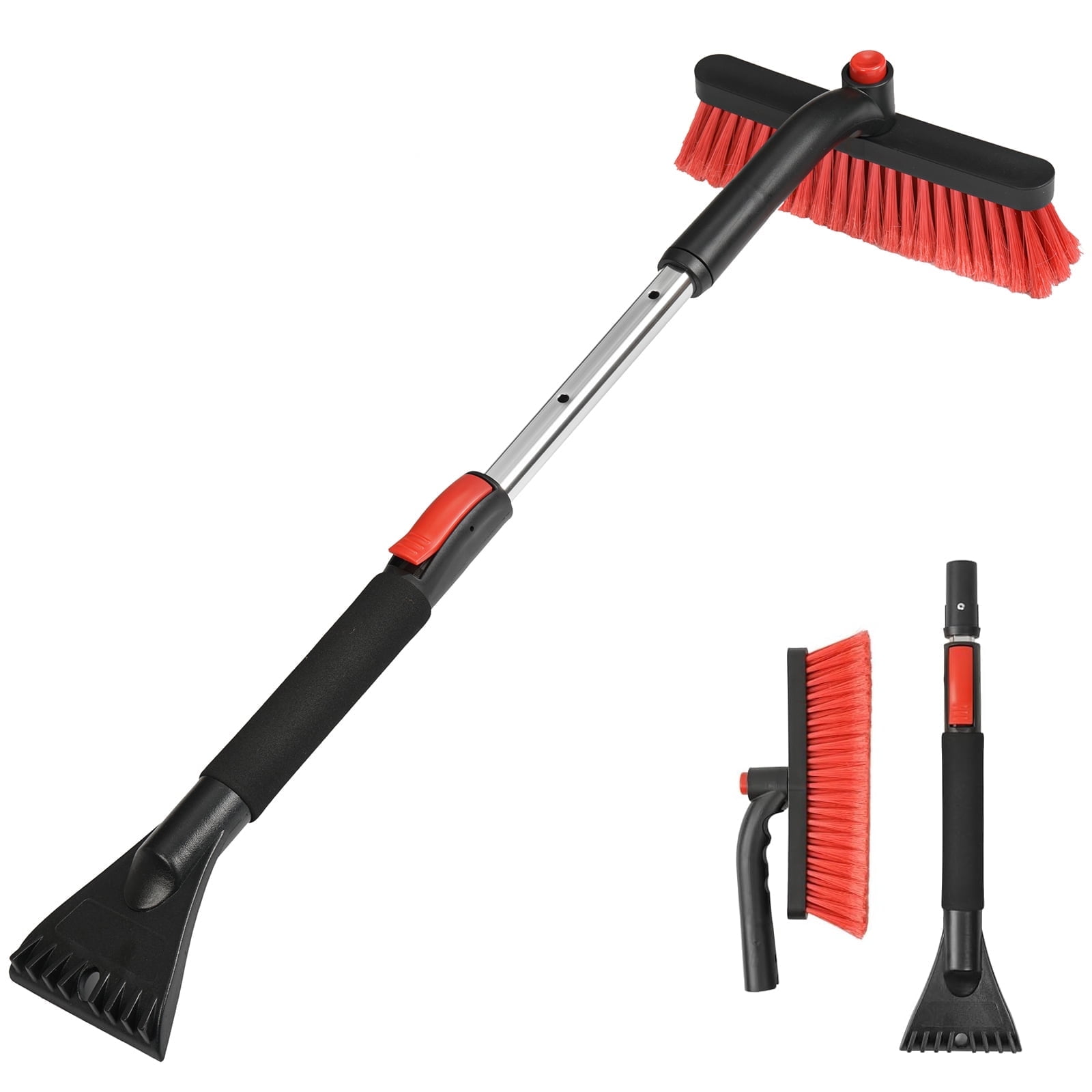 35 inch Car Ice Scraper & Snow Brush, Extendable Windshield Snow ...