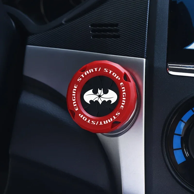 Car Ignition Start Switch Protective Cover Onekey Start Stop Button ...