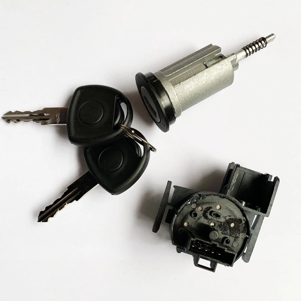 Car Ignition Switch Barrel Lock With 2 Keys For Opel Vauxhall Corsa B ...