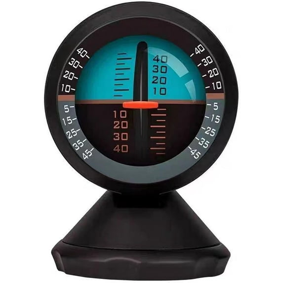 Car Inclinometer Level Tilt Gauge Indicator Gradient Balancer Tool for ...