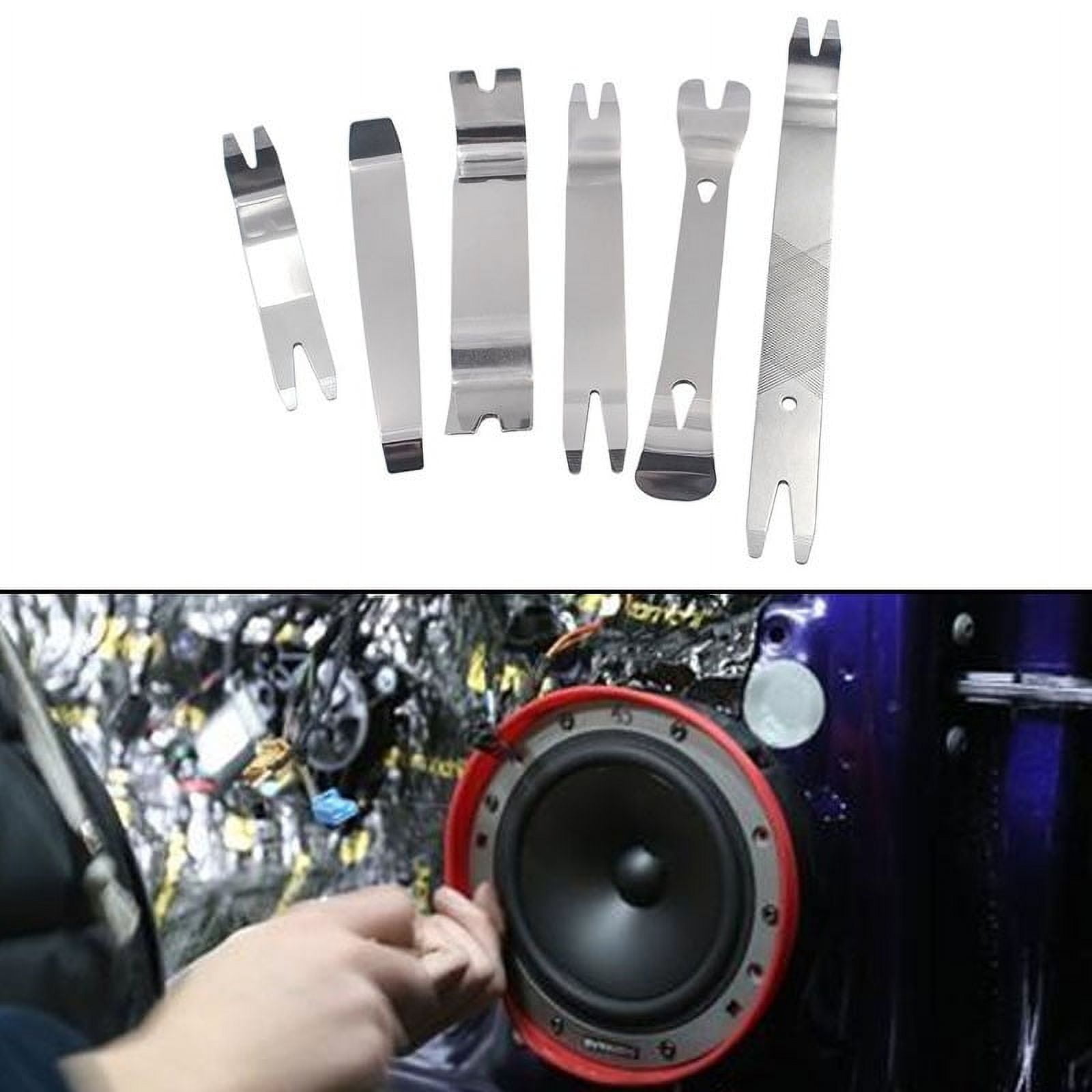 Car Inner Removal Tool 6pcs Kit Car Radio Dash Audio Removal Installer ...