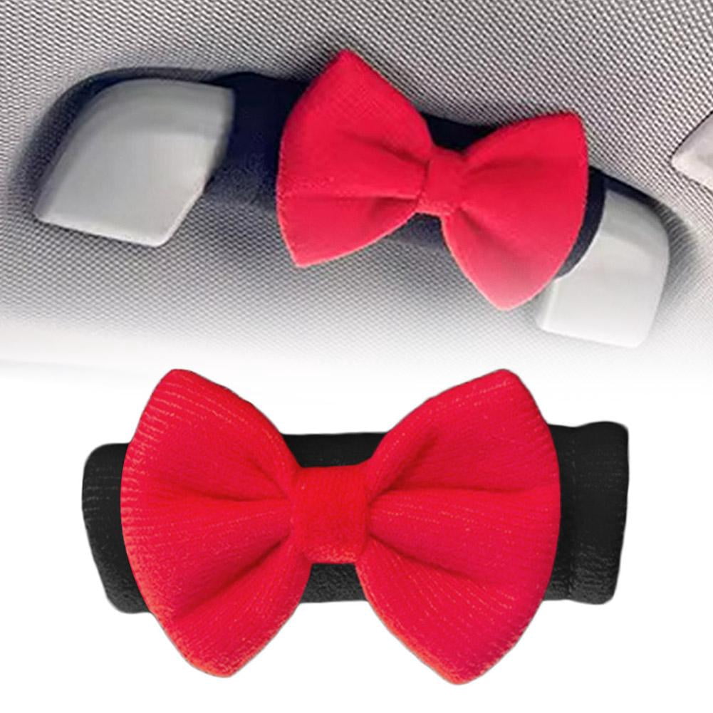 Car Inside Roof Handle Covers, Cute Bow Car Accessories for Women with ...