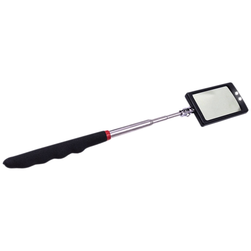 Car Inspection LED Mechanics Mirror Telescoping Rotating Inspection ...