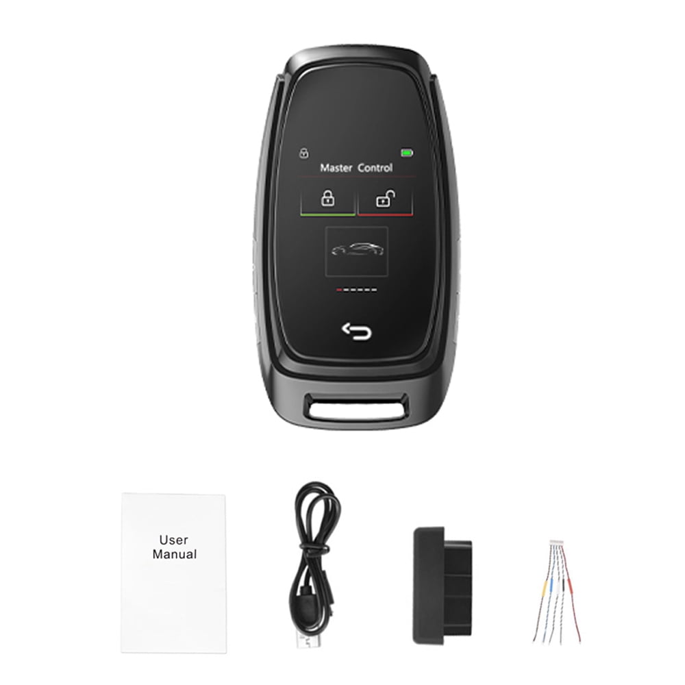 Car Intelligent Key with LCD Touchscreen Comfort Access Keyless Entry ...