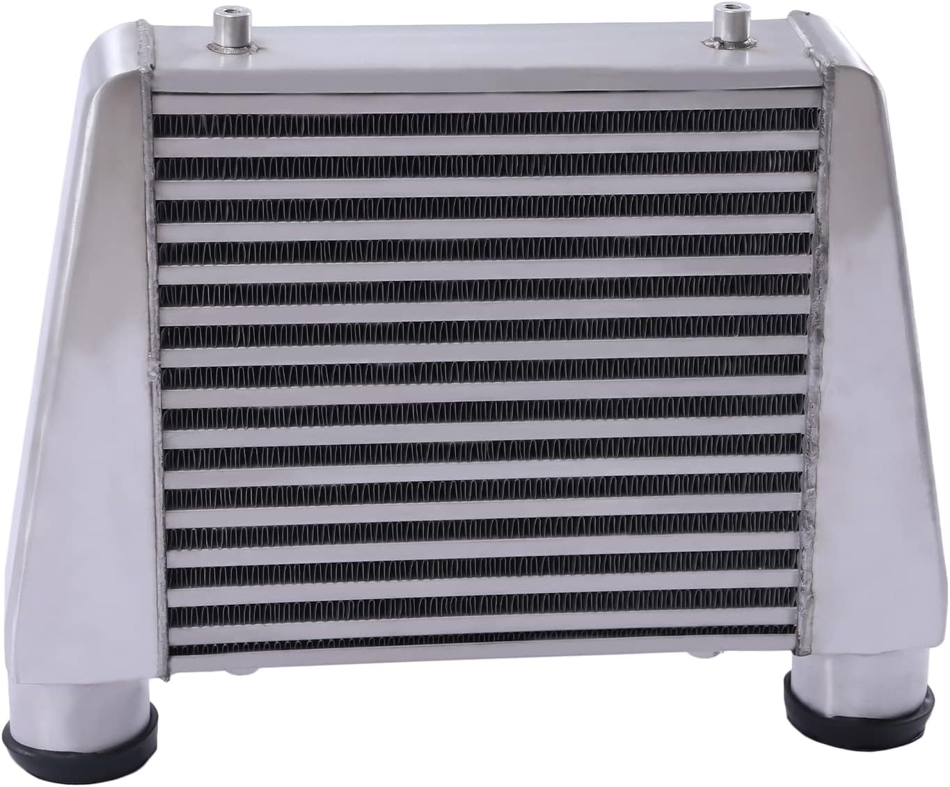 Car Intercooler, Aluminum Polished Front Mount Intercoolers Universal ...