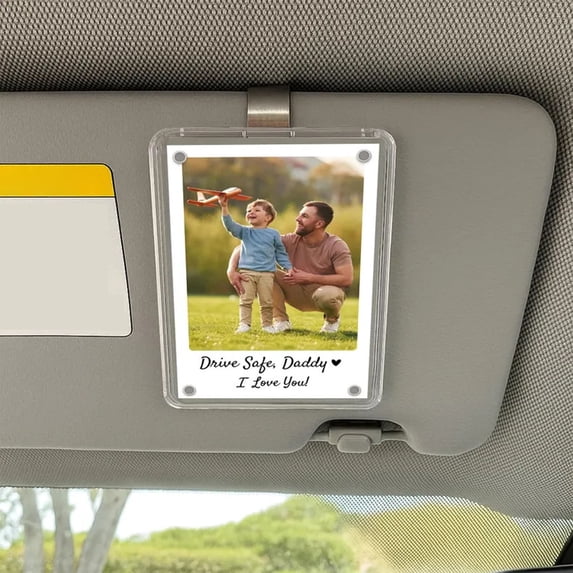 Car Interior Accessories Sun Visor Holder For Photos - Convenient ...