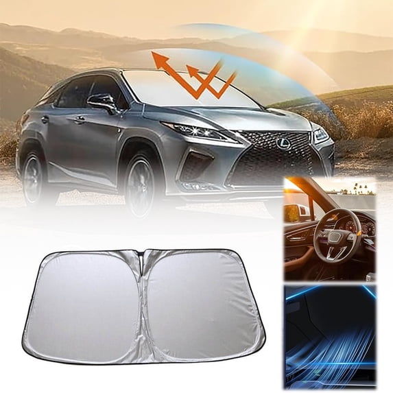 Car Interior Car Windshield Sunshade Front Sun Shade for Cars with ...
