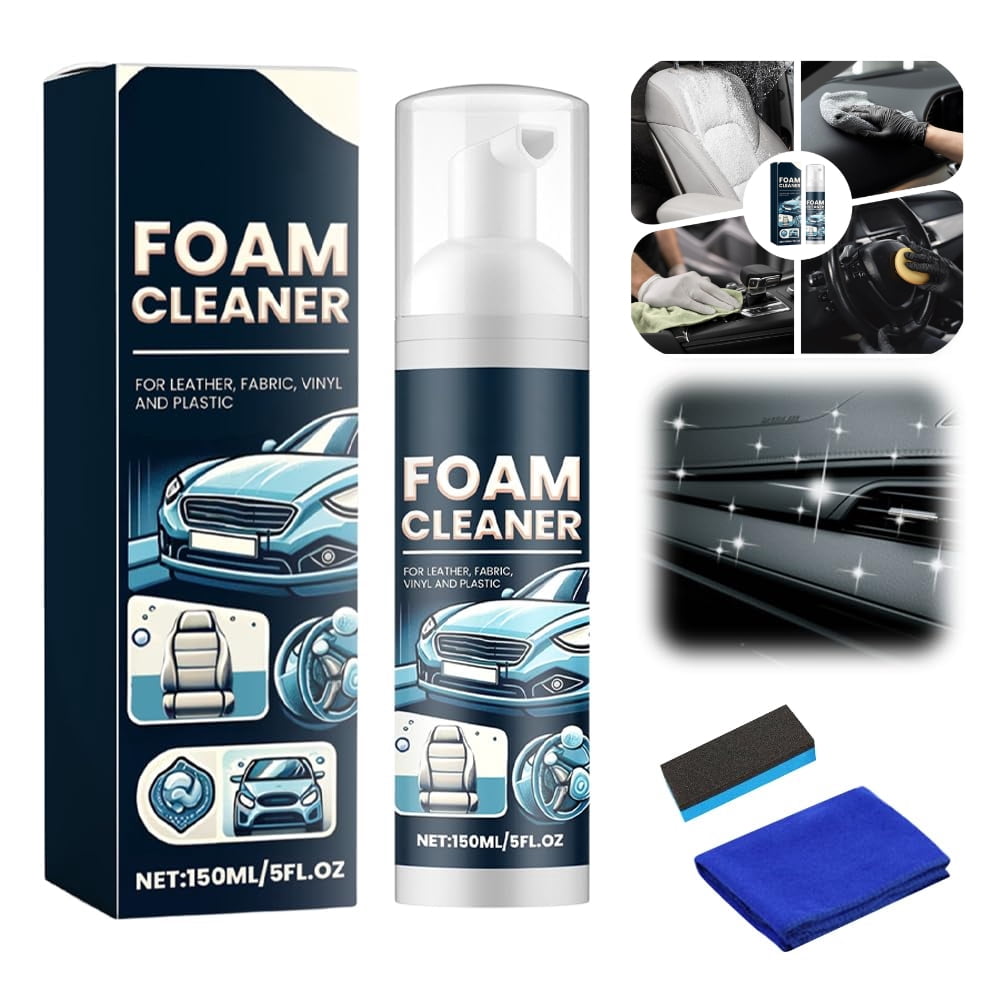 Car Interior Cleaner, 2025 New Large Capacity Vehicle Interior Polish ...