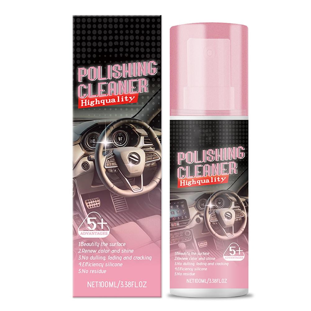 Car Interior Cleaner, Waterless Spray Wax, 100ml Vehicle Interior ...