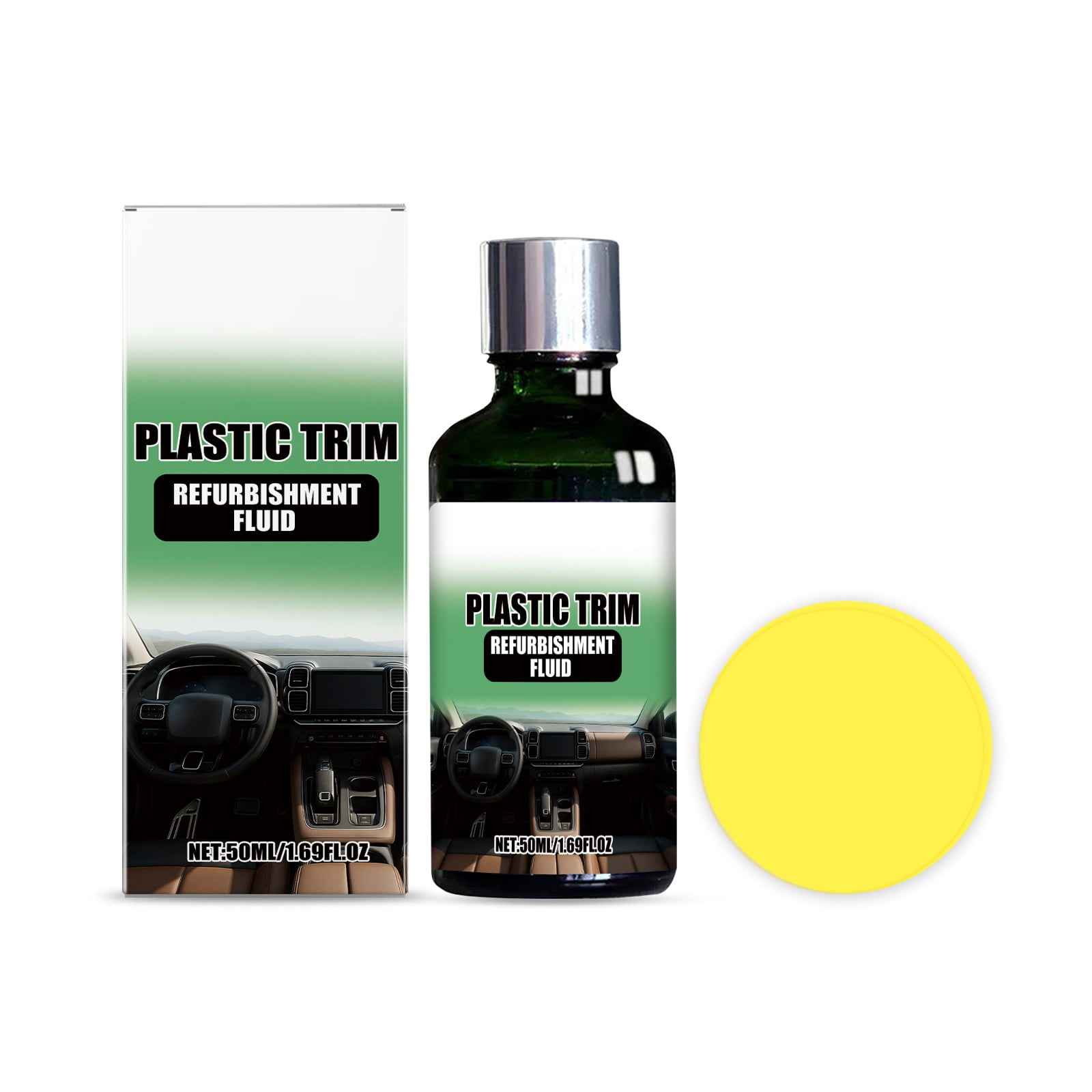 Car Interior Cleaning Agent - Effective Dashboard Polishing & Stain ...