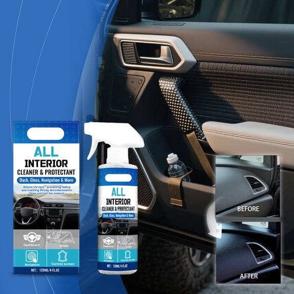 Car Interior Cleaning And Care Spray Universal For Cleaning Interior ...