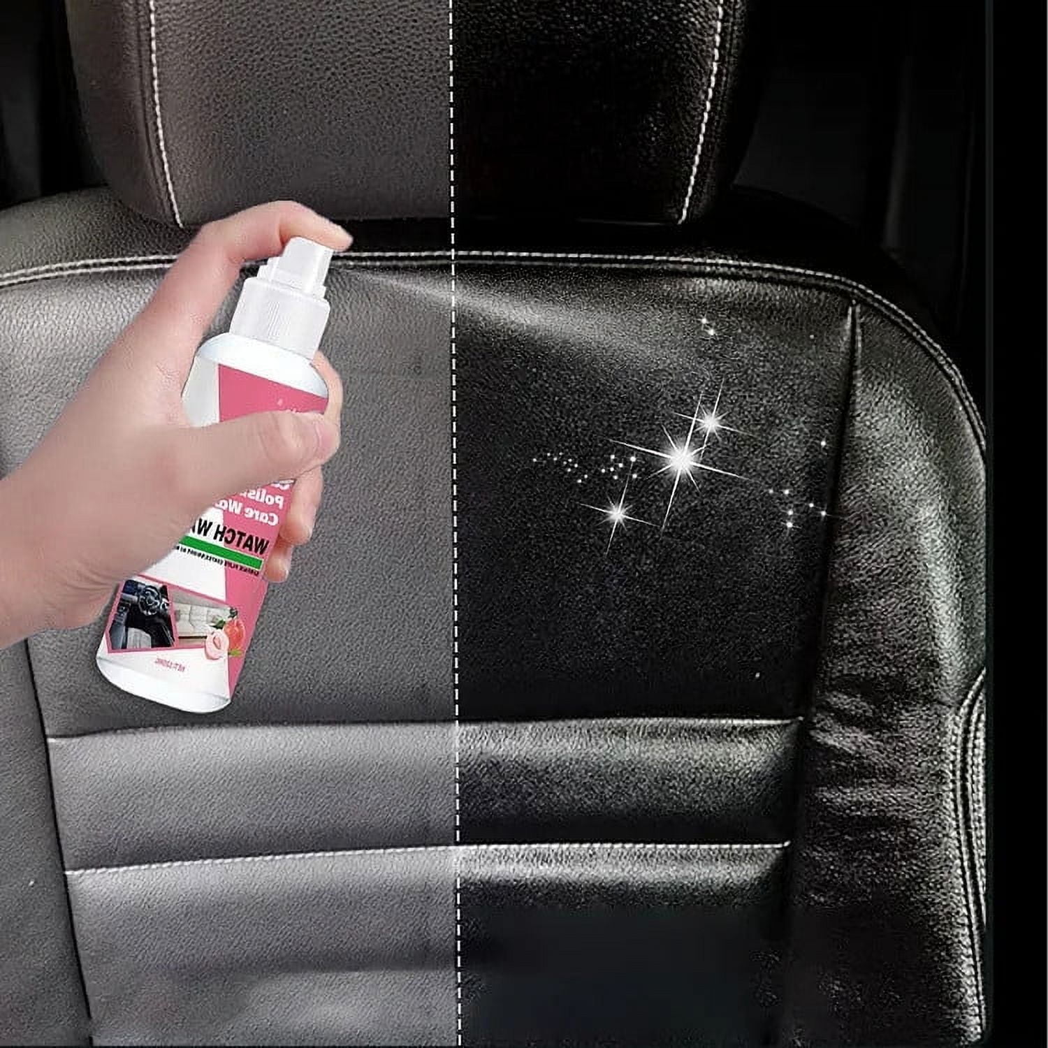 Car Interior Dashboard Plastic Leather Polishing Care Wax Spray ...