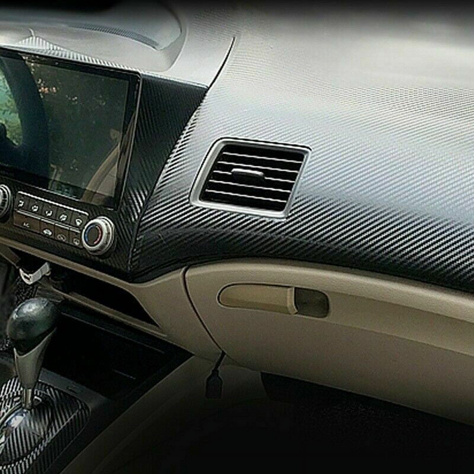 Car Interior Decals Upgrade Your Style With Glossy Carbon Fiber Car ...