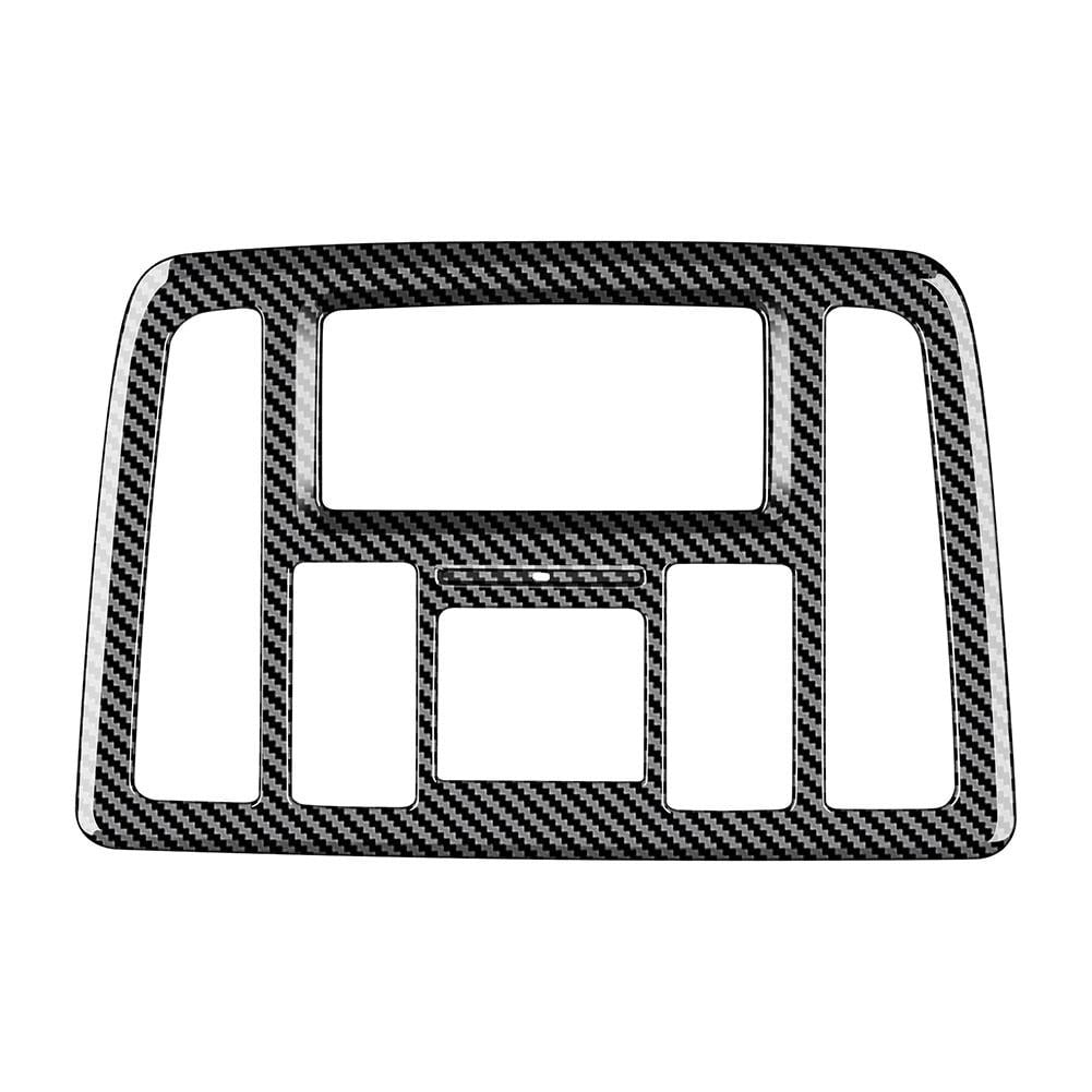 Car Interior Front Reading Light Lamp Covers TrimSticker Carbon fiber ...