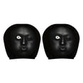 Car Interior Headrest Covers - Scary Face Printing Auto Seat Head Rest ...