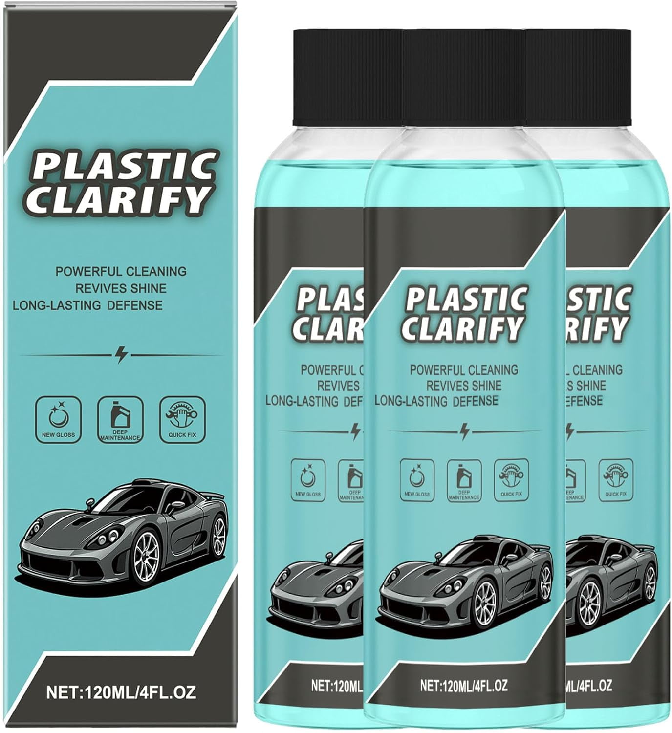 Car Interior Plastic Cleaner & Conditioner, Plastic Part Refurbish ...