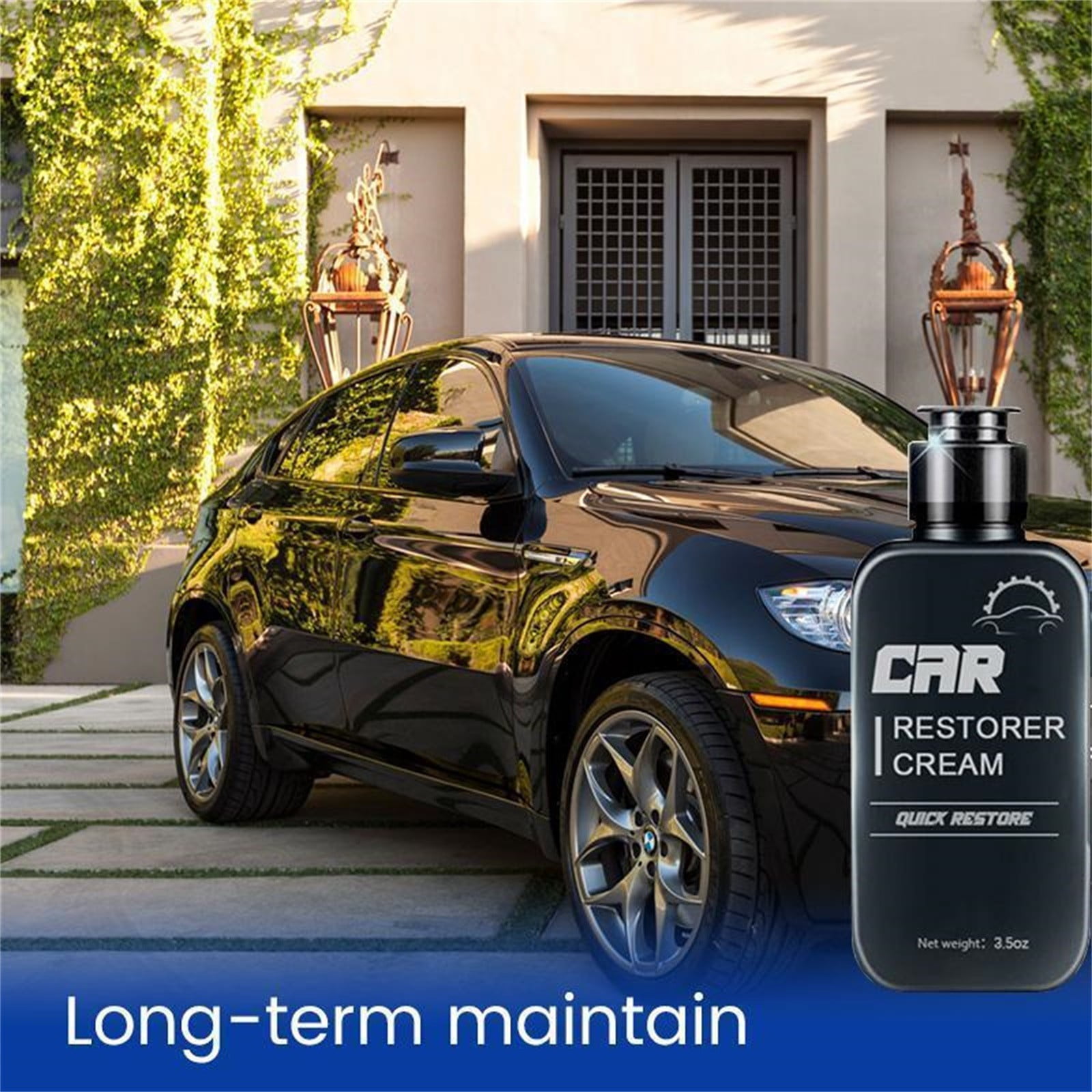 Car Interior Plastic Panel Coating, Leather Maintenance Wax, 100ml 3PC ...