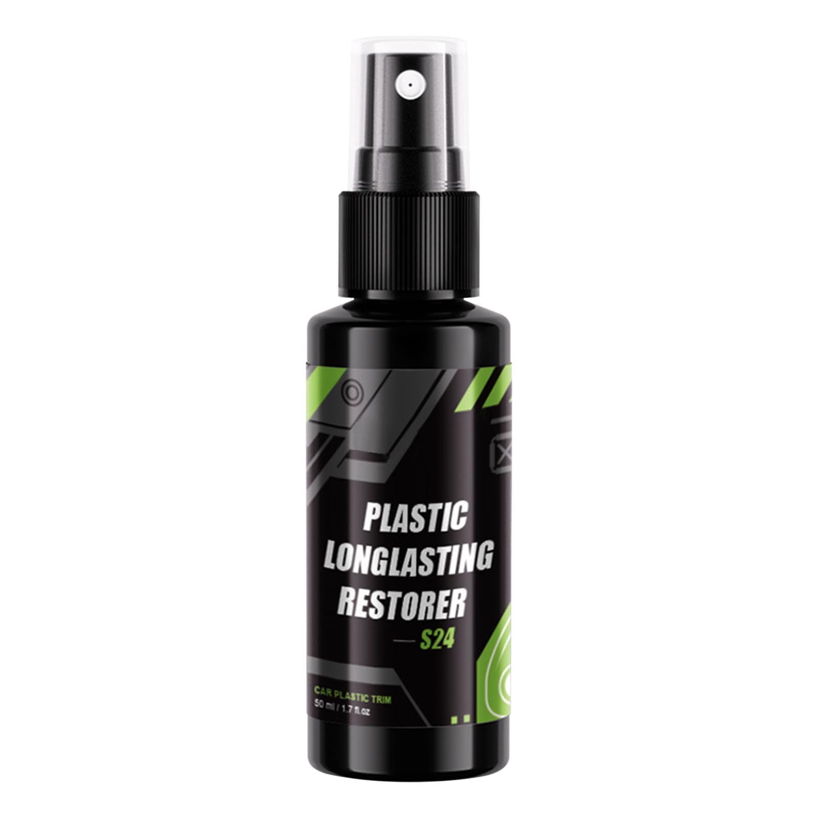 Car Interior Plastic Restorer, 50ml Black Plastic Trim Restoration ...