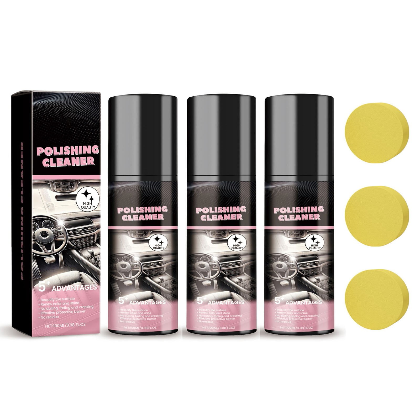 Car Interior Polishing Agent | Automotive Detailing Spray | Cleans ...