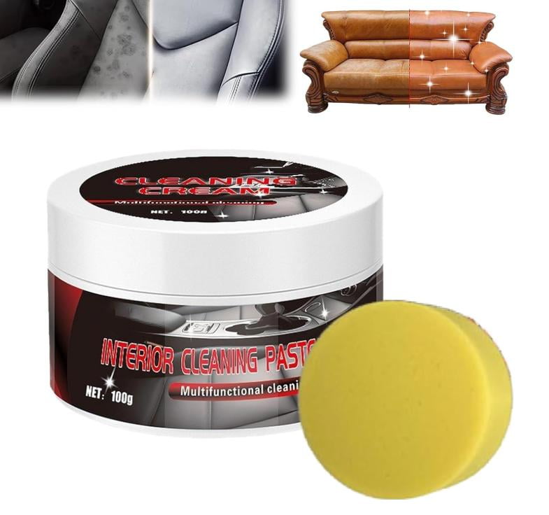 Car Interior Renovation Maintenance Cleaning Cream, Automotive Leather ...