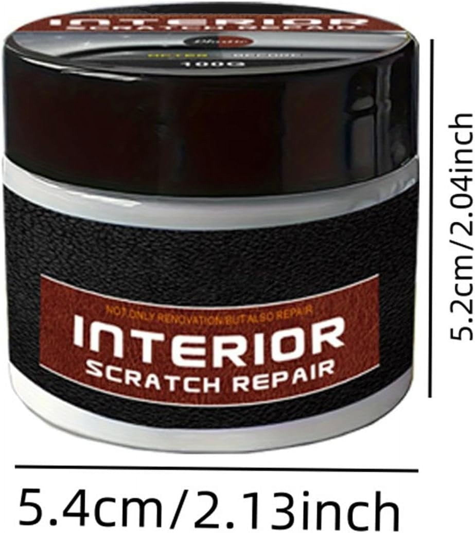 Car Interior Scratch Remover - Dashboard Repair Wax for Leather Vinyl Plastic Trim - Remove ...
