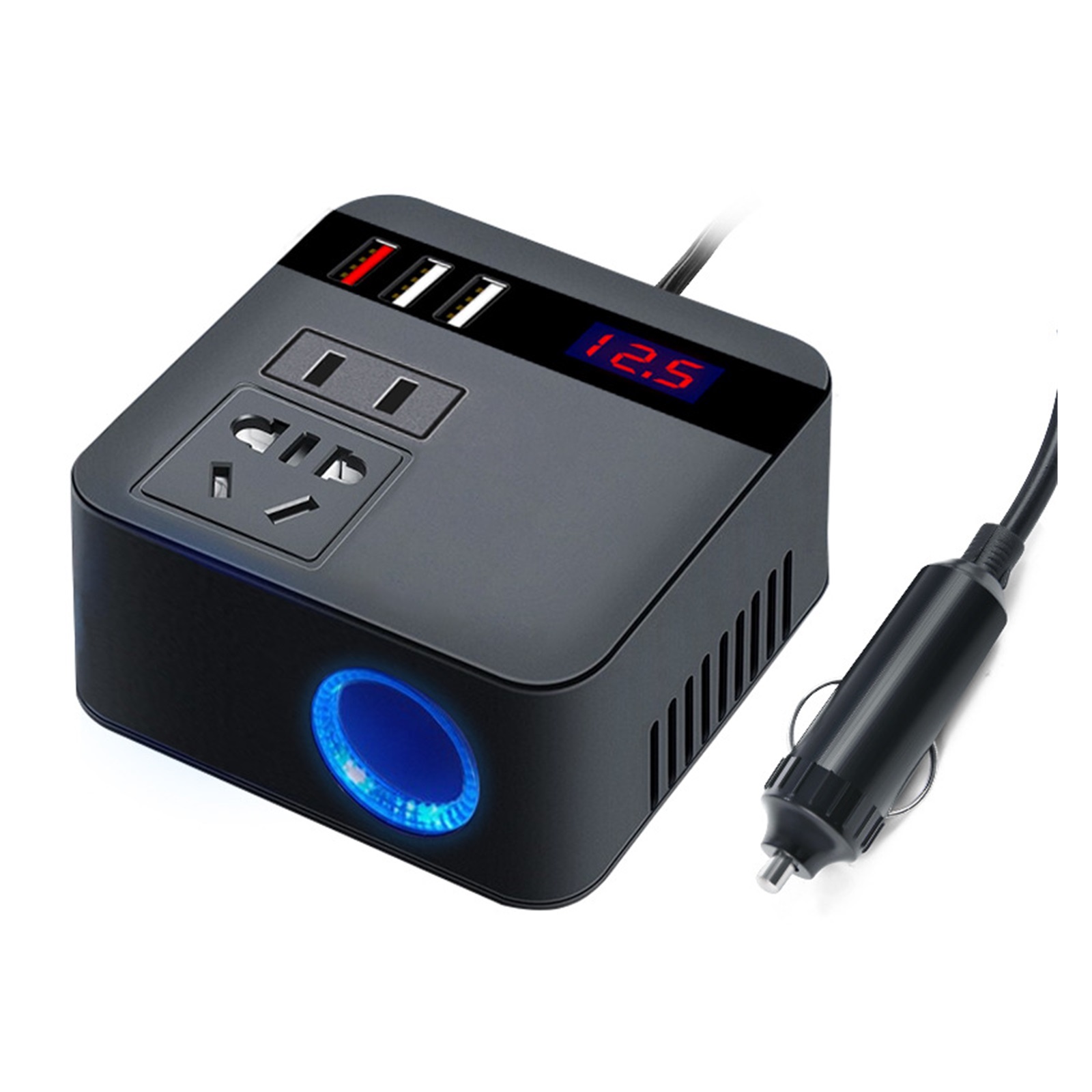 Car Inverter Charger Universal 12v24v to 110v for Car RV Truck ,Pure ...