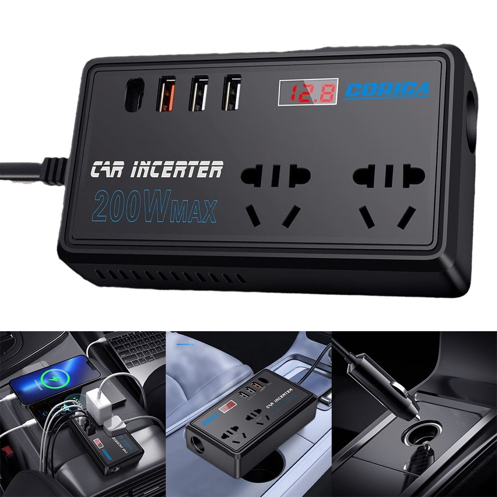 Car Inverter Power Inverter 12V To 110V Car Outlet Adapter 12V Inverter ...