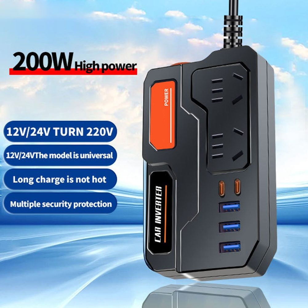 Car Inverter Power Inverter 12V To 110V Car Outlet Adapter 12V Inverter ...