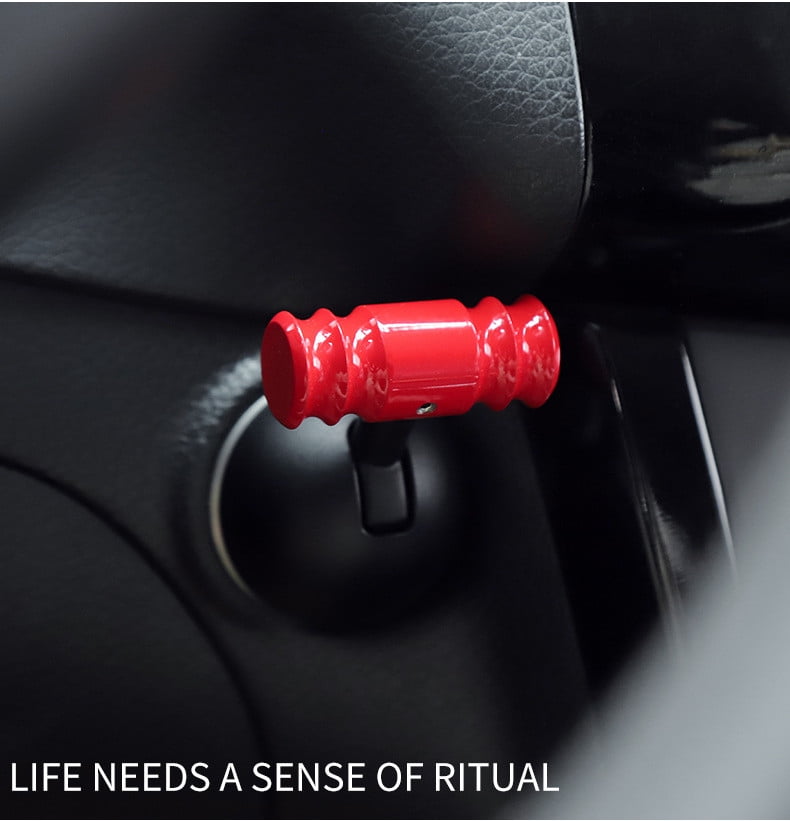 Car Joystick Push Start Button Cover, Metal Push to Start Accessories ...