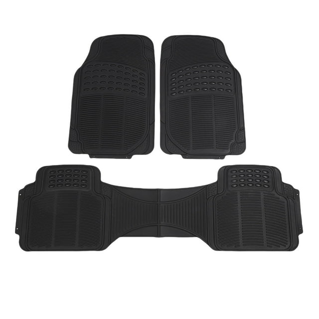 3-Piece Floor Mats for Cars,All Weather Universal Trim-to Fit ...