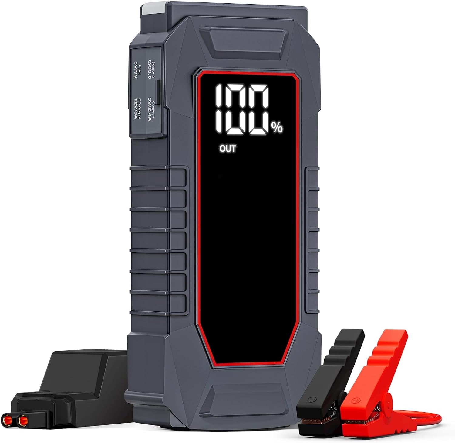Car Jump Starter - 5000A Peak Jump Starter Battery Pack with DC for Up ...