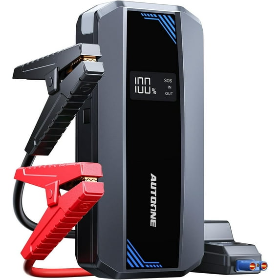 Car Jump Starter 6000A Battery Booster, Portable Battery Pack for All ...