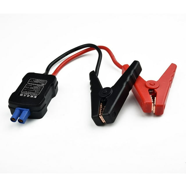 Car Jump Starter Booster Cable Battery Alligator Clamp LED Indicator ...