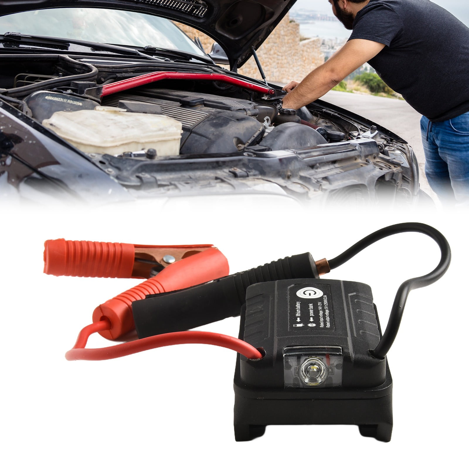 Car Jump Starter Cables with Anti-Corrosion and Wear-Resistant Design ...