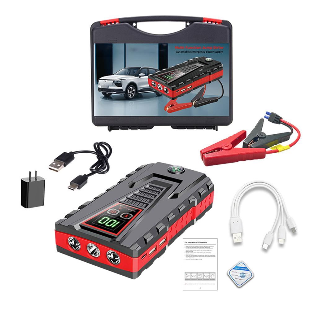 Car Jump Starter Power Bank 2500A 12V Portable Car Battery Starter ...