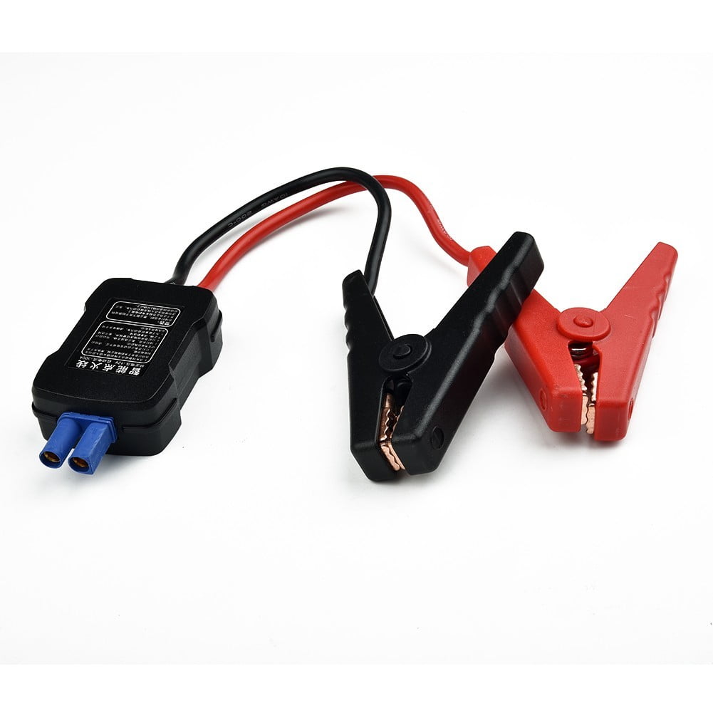 Car Jump Starter Smart Booster Cable Battery Alligator Clamp LED ...