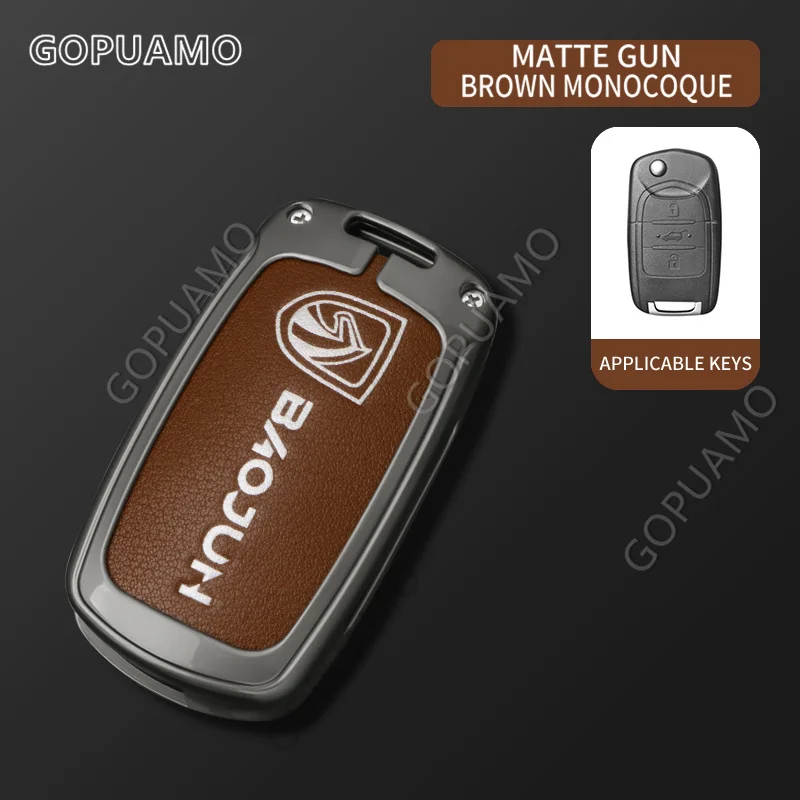 Car Key Case Accessories Cover For Baojun C three button RS3 RS5 RS6 ...