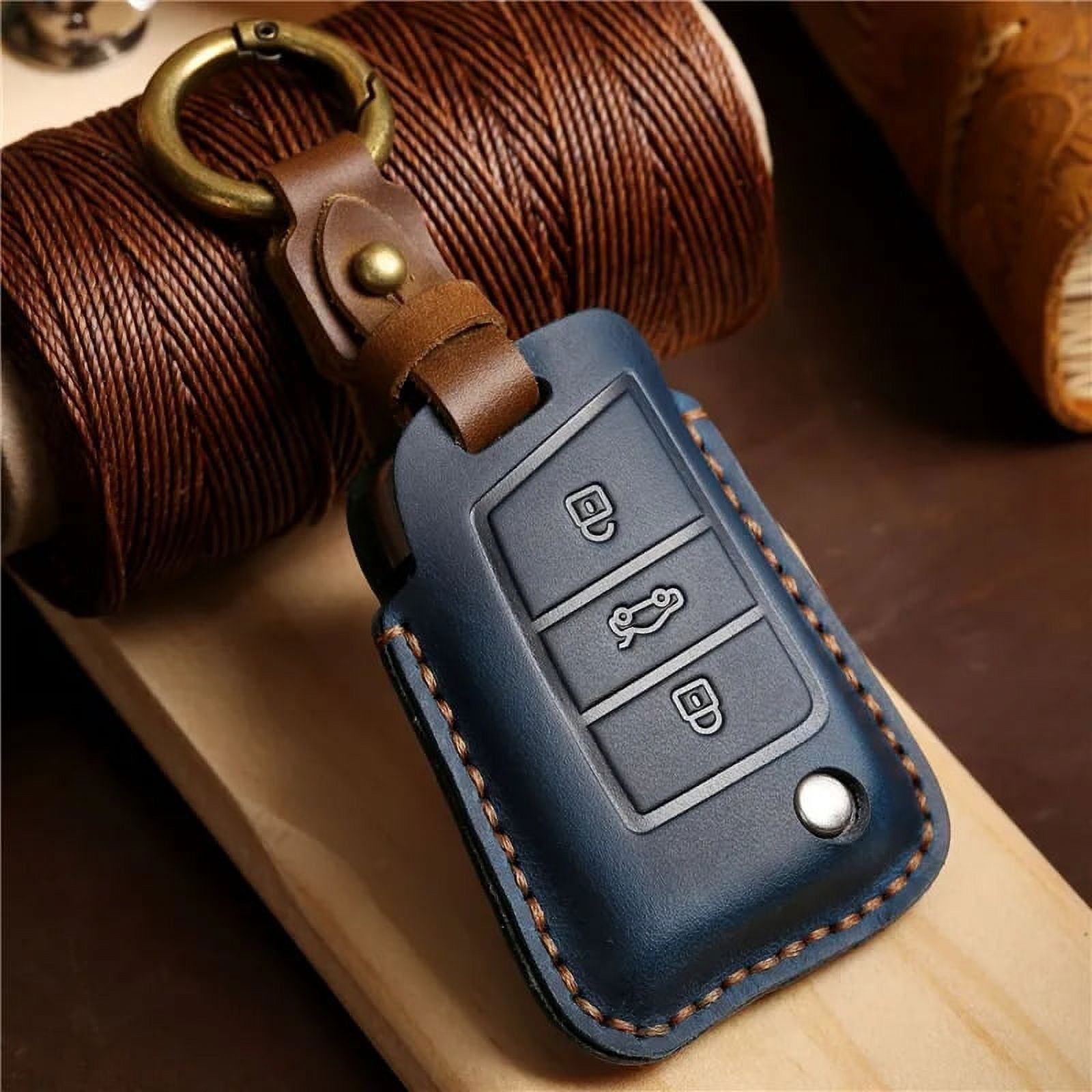 Car Key Case Cover For Volkswagen VW Golf 7 gti mk7 r Touran Skoda ...