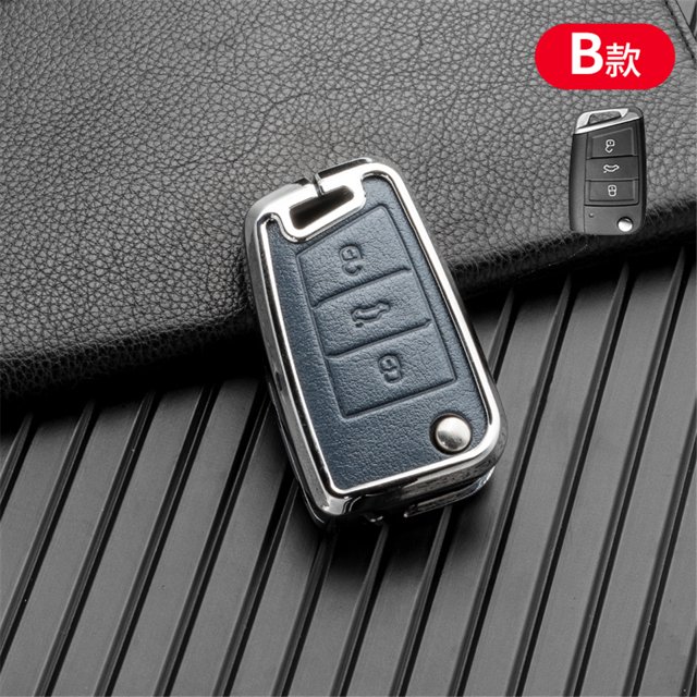 Car Key Case Cover For Volkswagen VW Golf 7 gti mk7 r Touran Skoda ...