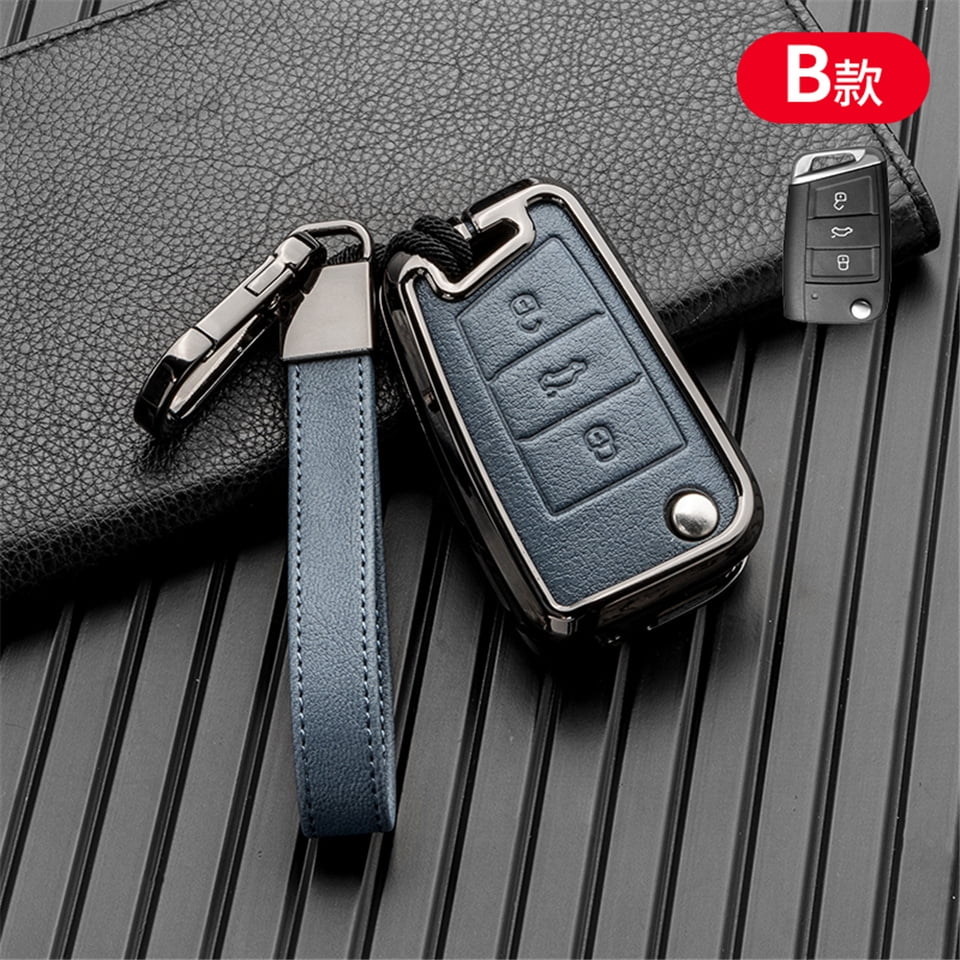 Car Key Case Cover For Volkswagen VW Golf 7 gti mk7 r Touran Skoda ...