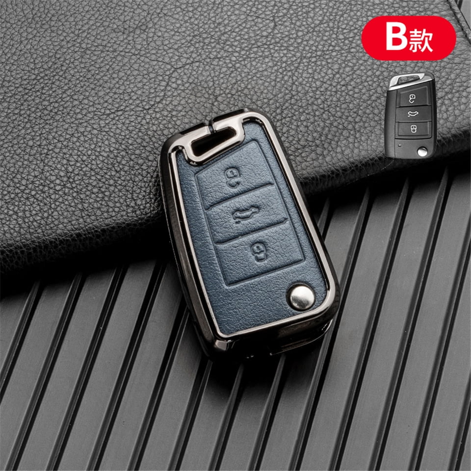 Car Key Case Cover For Volkswagen VW Golf 7 gti mk7 r Touran Skoda ...