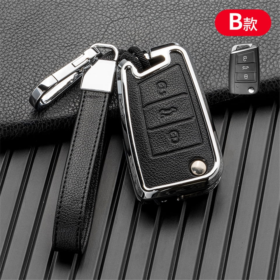 Car Key Case Cover For Volkswagen VW Golf 7 gti mk7 r Touran Skoda ...
