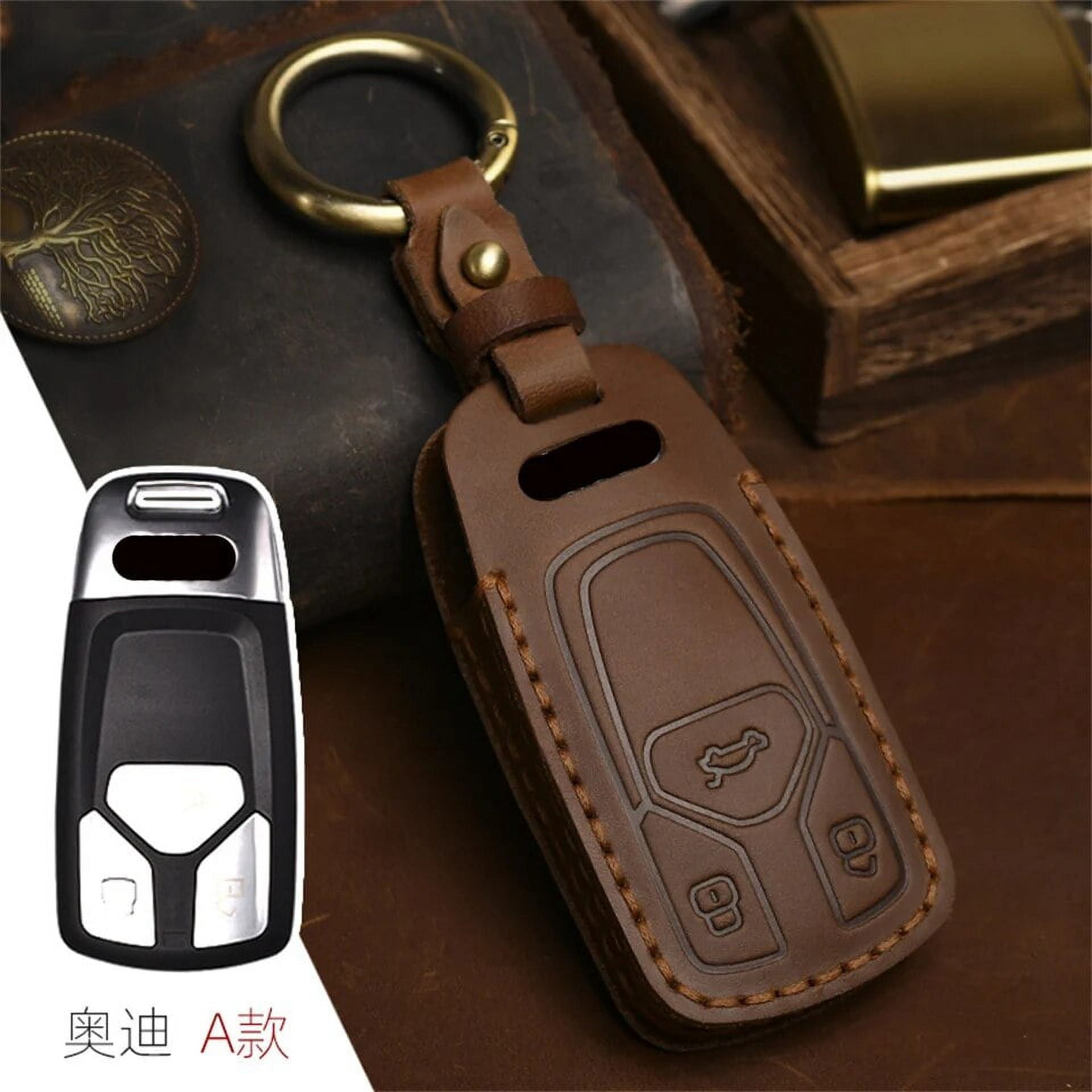 Car Key Case Cover Key Bag For Audi a1 a3 8v a4 b9 a5 a6 c7 q3 q5 q7 tt ...