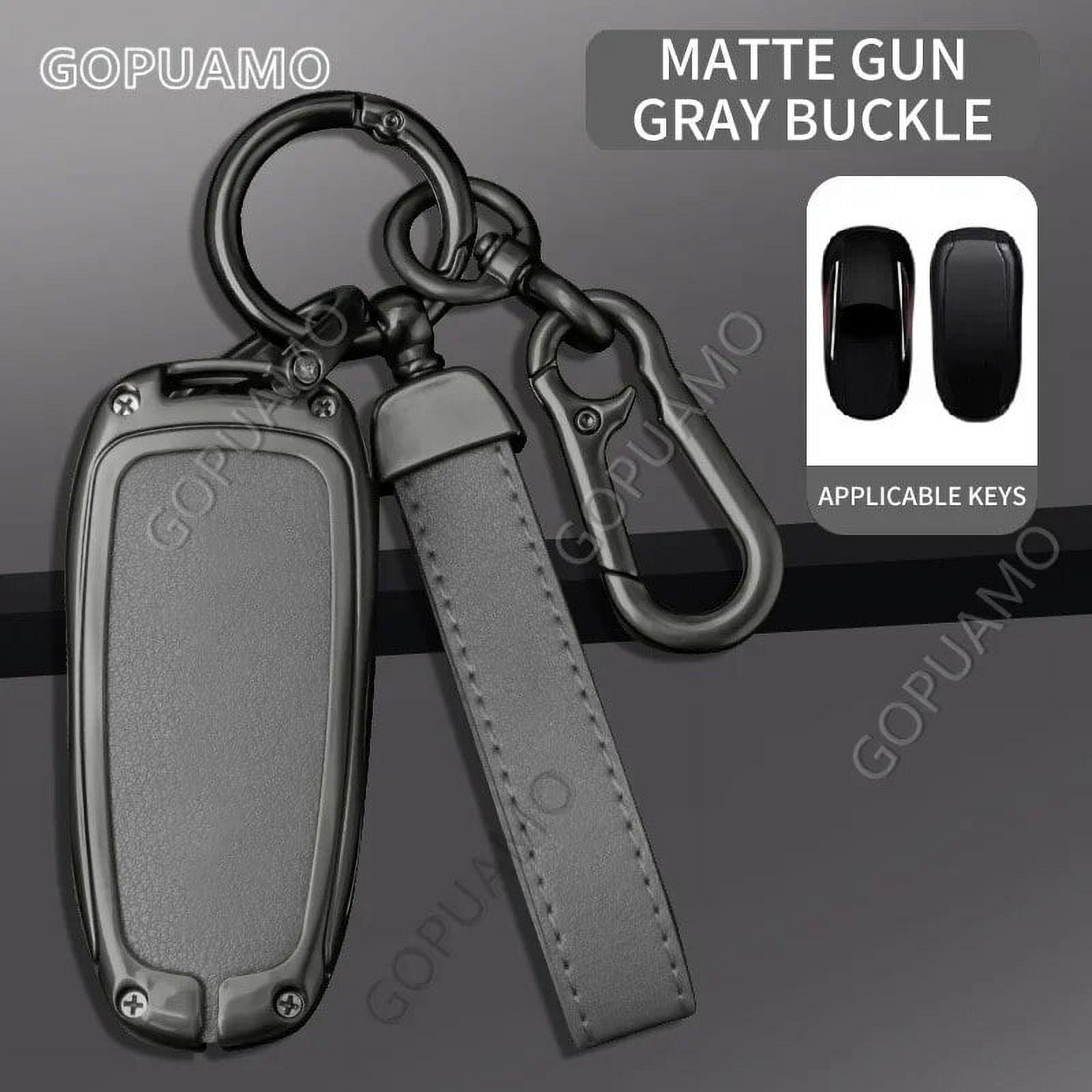 Car Key Case For Tesla B key case Model 3 Y X Metal Keys Cover Holder ...