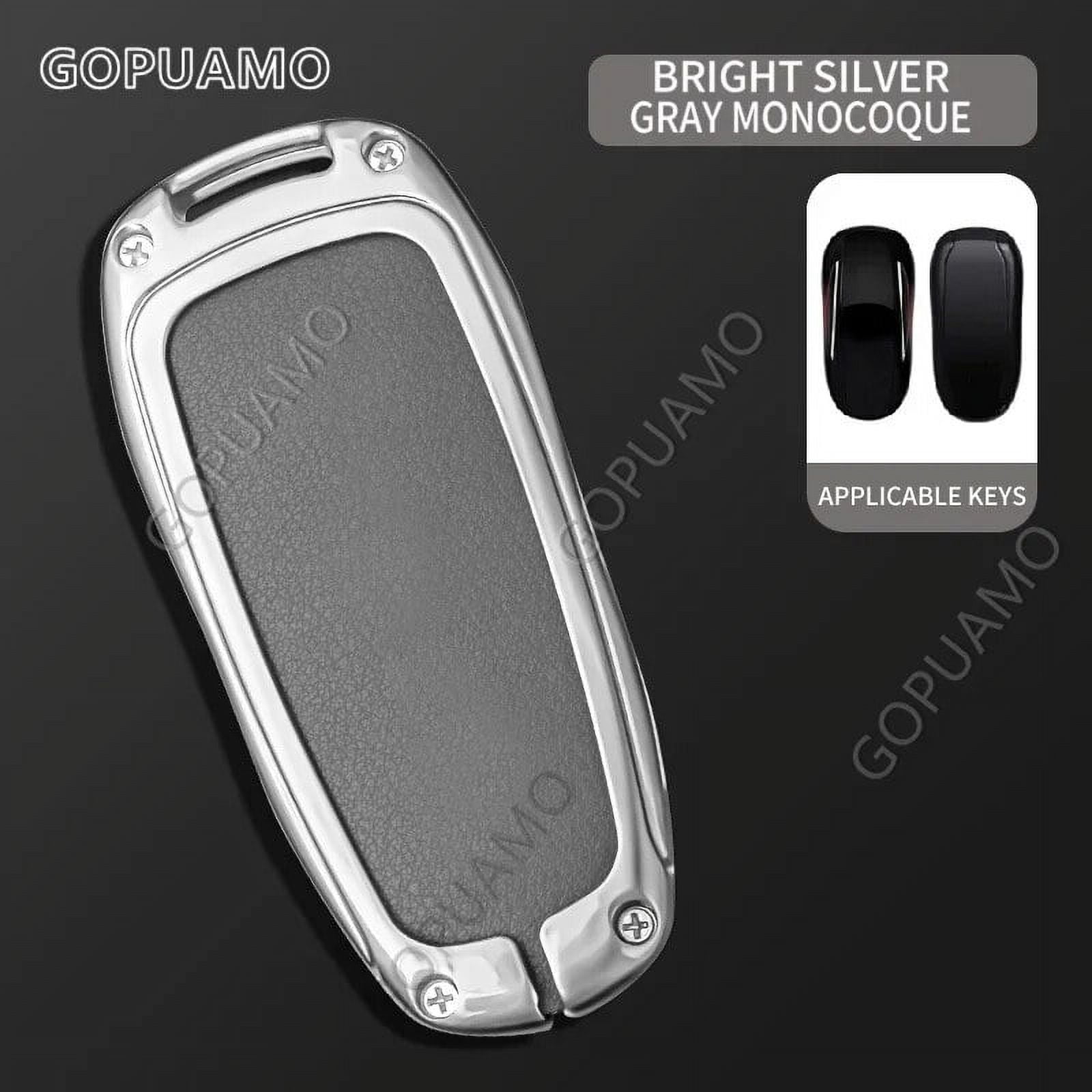 Car Key Case For Tesla B key case Model 3 Y X Metal Keys Cover Holder ...